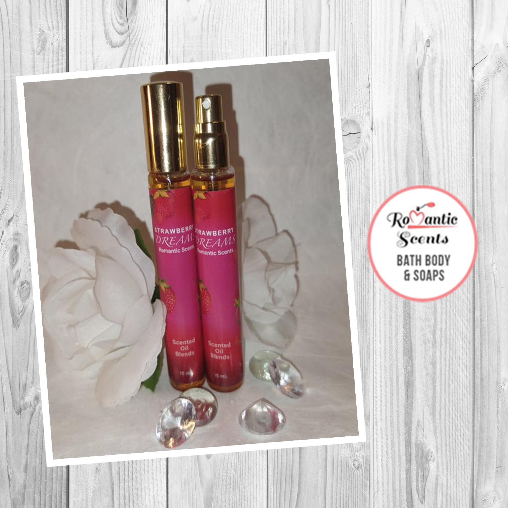 Strawberry Dreams Body Oil Romantic Scents Bath Body Soaps
