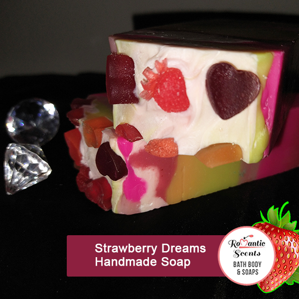Strawberry Dreams Soap Handmade Romantic Scents